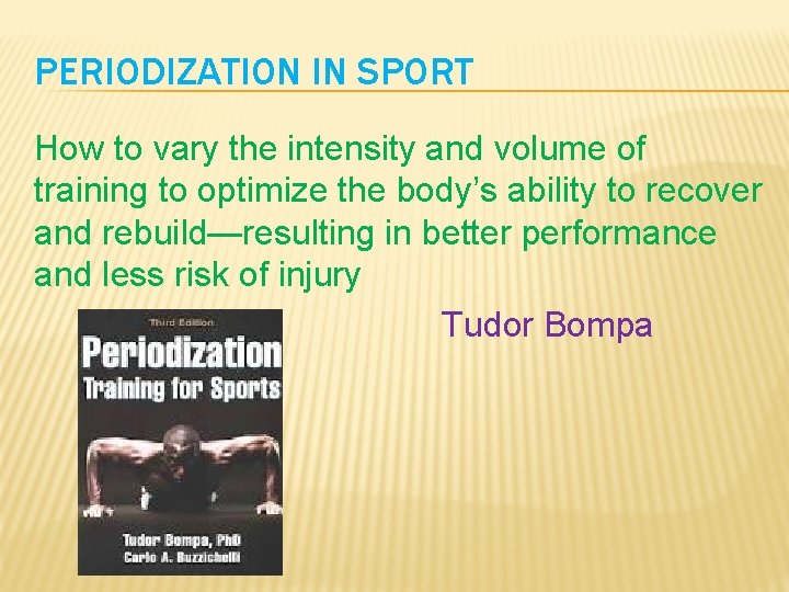 PERIODIZATION IN VOLLEYBALL HOW TO TRAIN FOR MAXIMUM