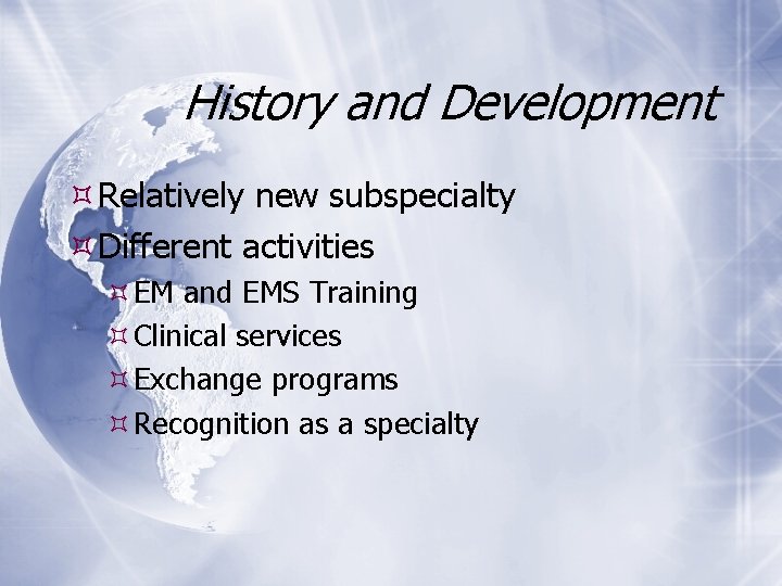International Emergency Medicine Residency Beyond Dr Eric Goedecke