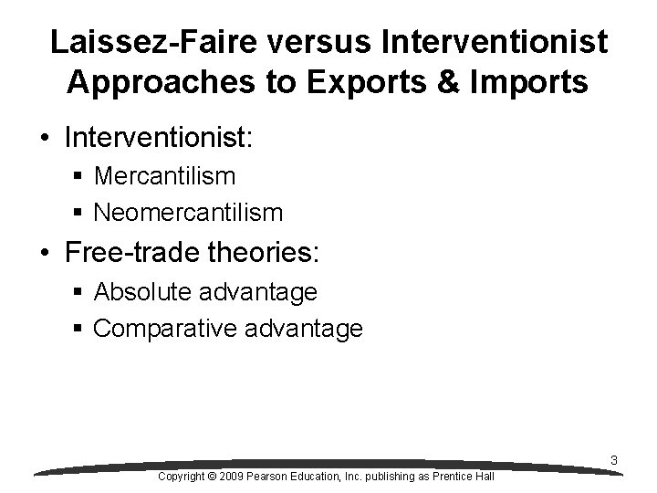 International Business Part Three Theories and Institutions Trade