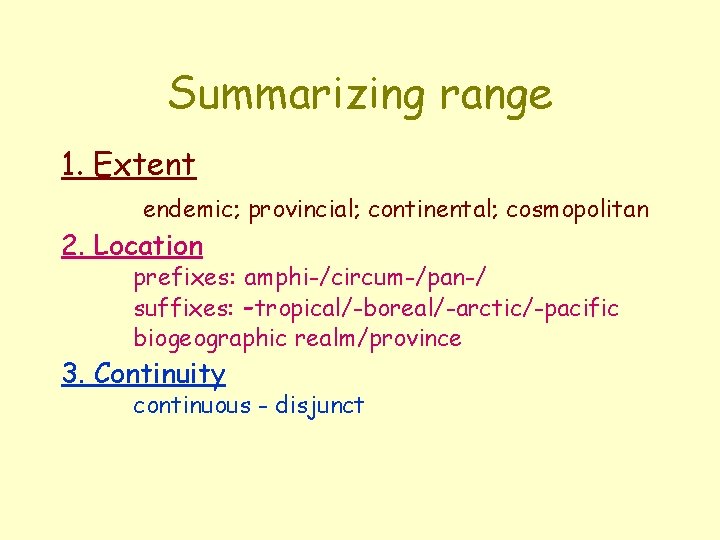 Biogeographic Range Biological Distributions Cartographic and database ...