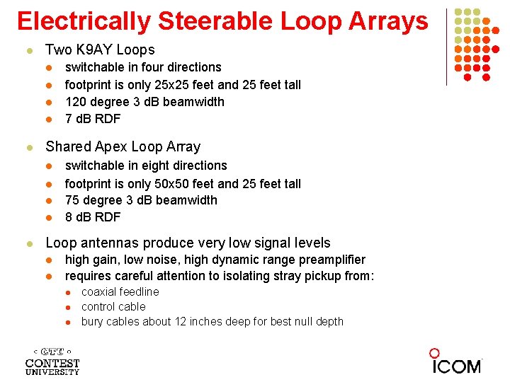 Receiving Antennas or What happened to the Beverages