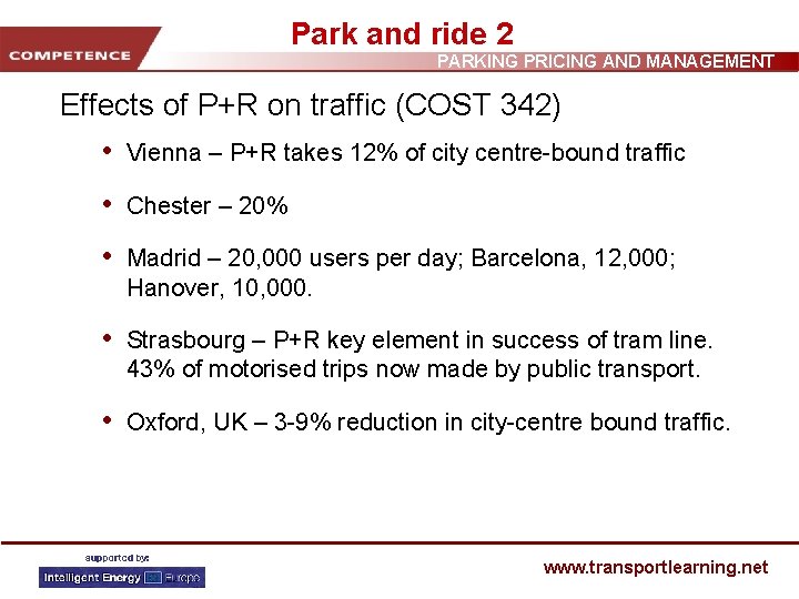 PARKING PRICING AND MANAGEMENT Parking pricing and management