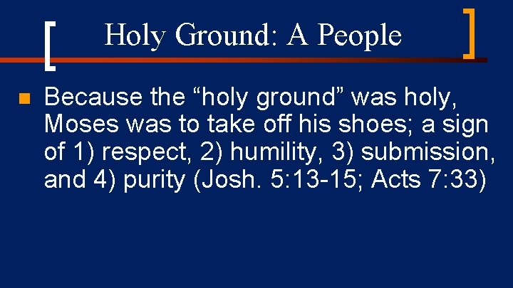 Holy Ground The Burning Bush n Moses was
