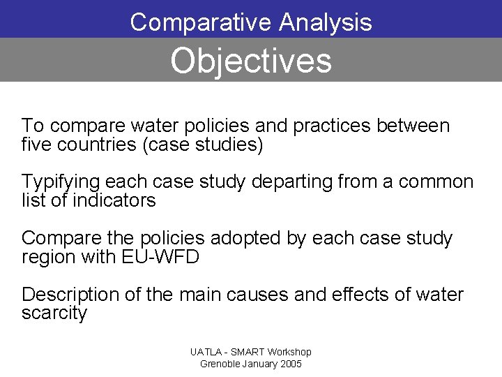 Universidade Atlntica Portugal WP 10 Comparative policy analysis