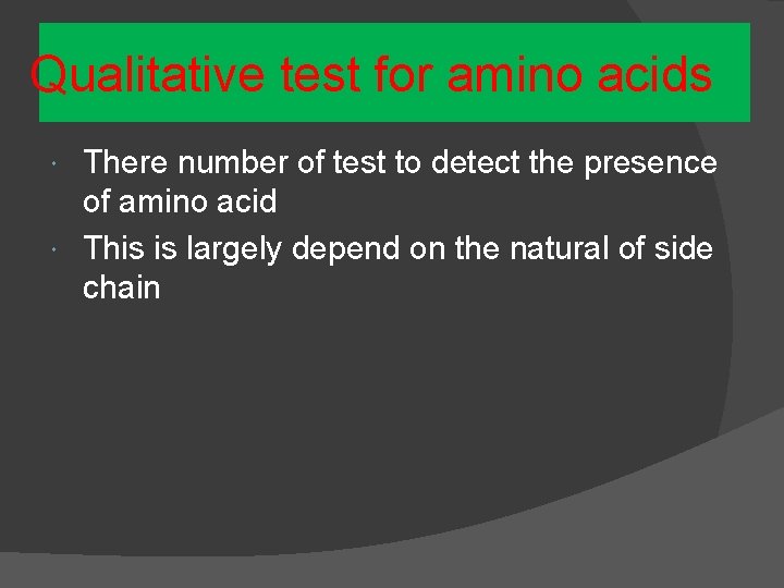 PRACTICE BIOCHEMISTRY AMINO ACID Introduction Food are divided