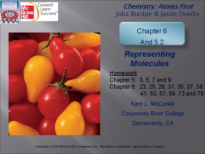 Chemistry Atoms First Julia Burdge Jason Overby Chapter