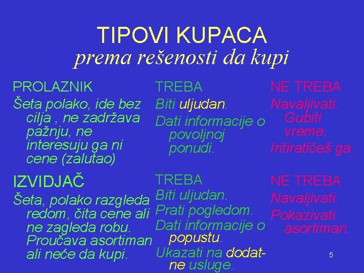PRODAJA U MALOPRODAJI Univerzitet u Beogradu Ekonomski fakultet