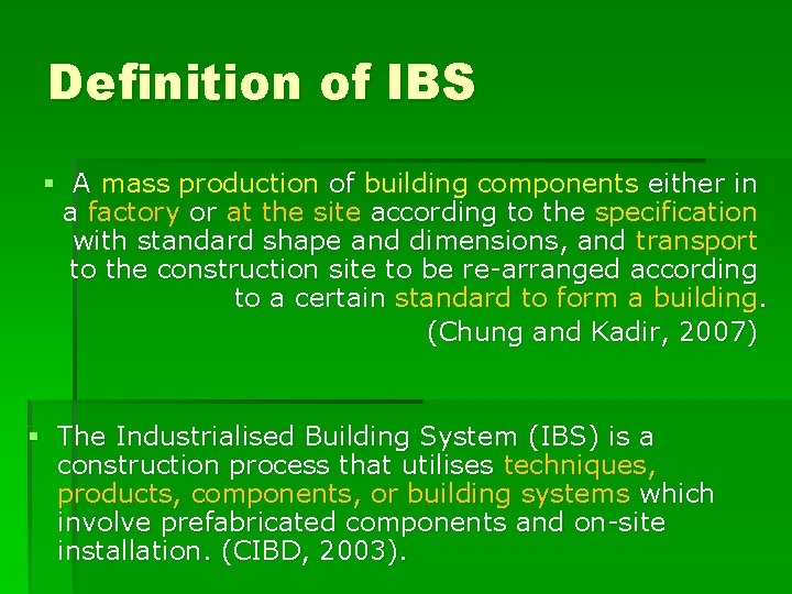 Industrialised Building System IBS Global Adoption Lessons Learned