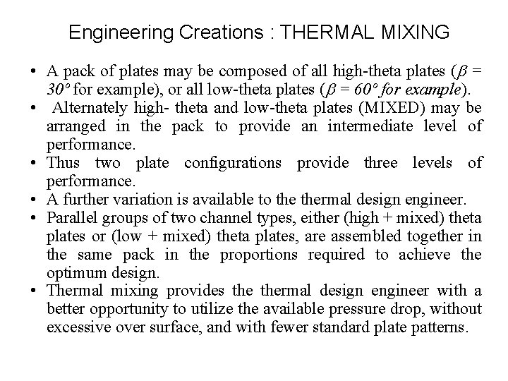 Design Analysis of Plate Heat Exchangers P M