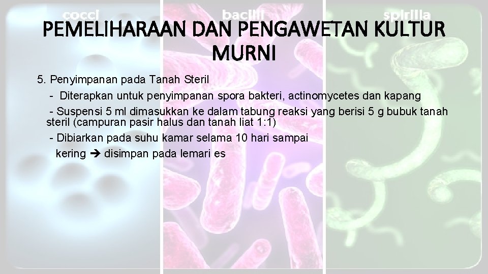 ISOLASI IDENTIFIKASI DAN PENANGANAN MIKROORGANISME SUMBER MIKROBA Sumber