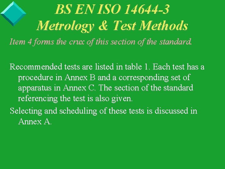 BS EN ISO 14644 3 Cleanrooms associated controlled