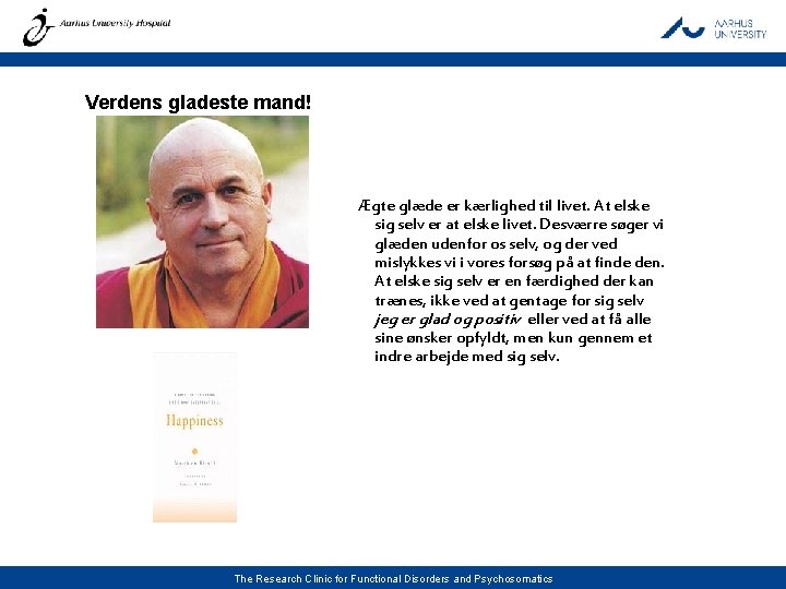 MINDFULNESS STRESS OG DEPRESSION Lone Overby Fjorback Phd