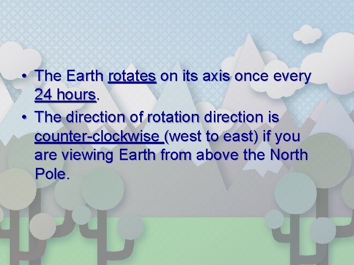 Why do we have seasons Earths rotation The