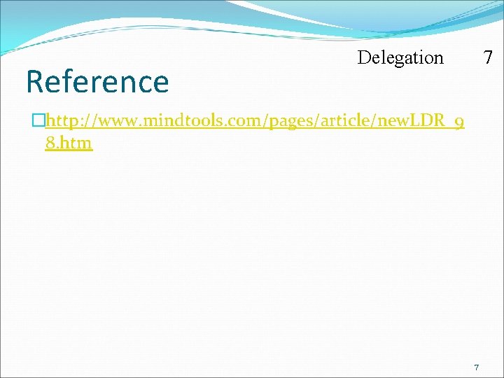 Delegation 1 Effective Delegation A Primer for Managers