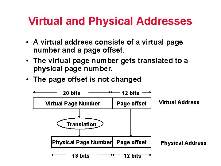 Virtual Memory In this lecture slides from lecture