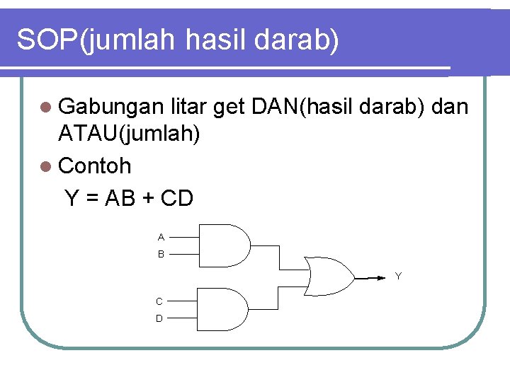 Sistem Nombor Get Logik SISTEM NOMBOR ALGEBRA BOOLEAN