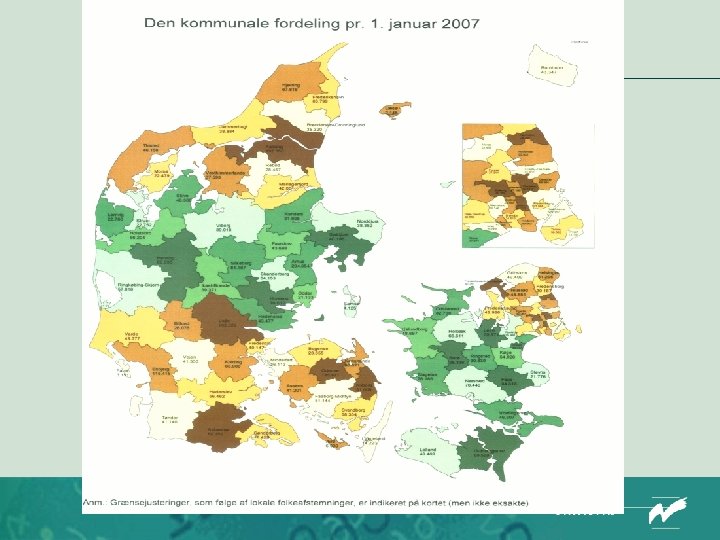 Det nye demografiske danmarkskort Befolkningen i de nye