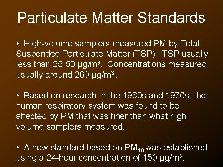 Particulate Matter and its Removal 11272020 Particulate Matter