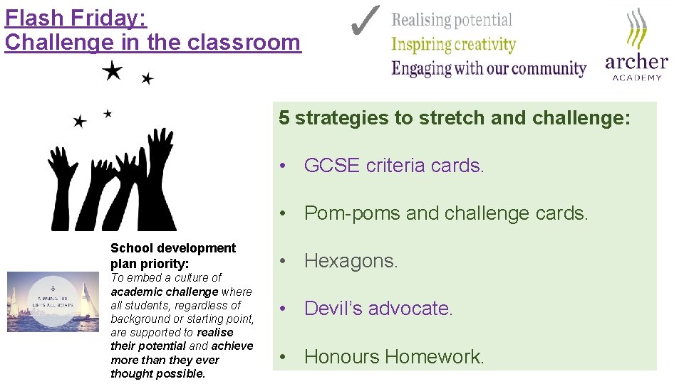 Flash Friday Challenge in the classroom 5 strategies
