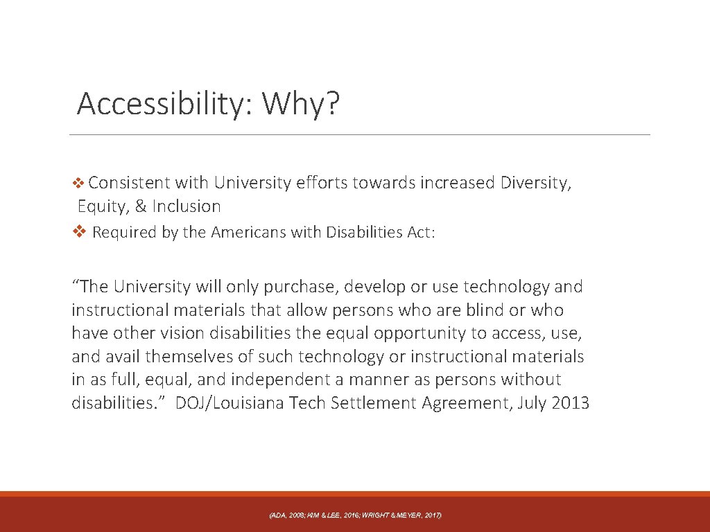 Making It Accessible Ensuring That Technology is Available