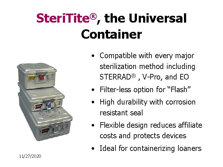 Cost Benefit Analysis Using Steri Tite Containers Medi