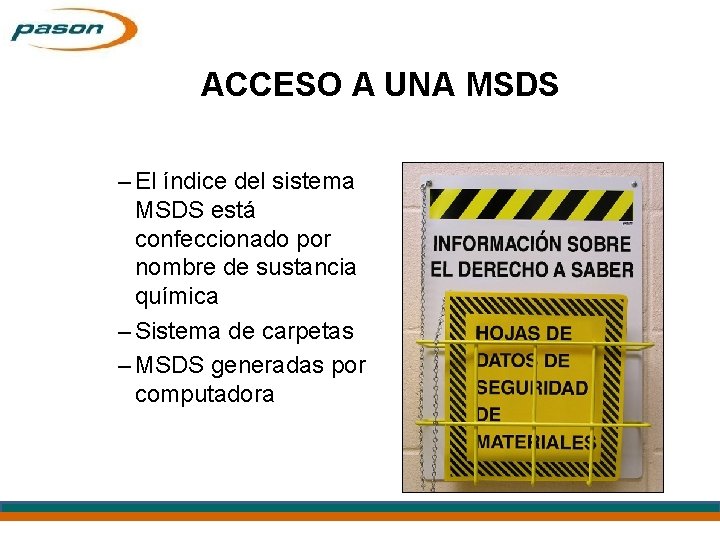 HOJAS DE DATOS DE SEGURIDAD DE MATERIALES LO
