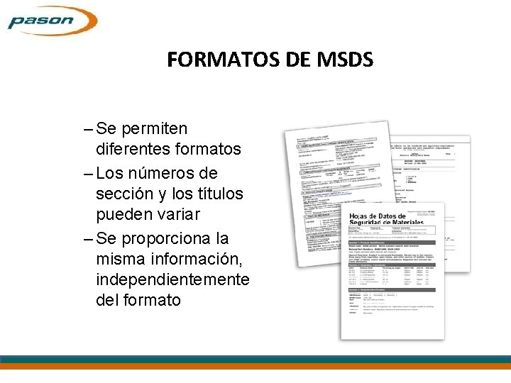 HOJAS DE DATOS DE SEGURIDAD DE MATERIALES LO