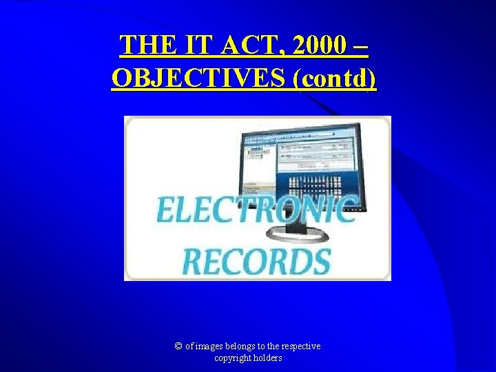 INFORMATION TECHNOLOGY ACT AND ITS IMPACT ON ECOMMERCE