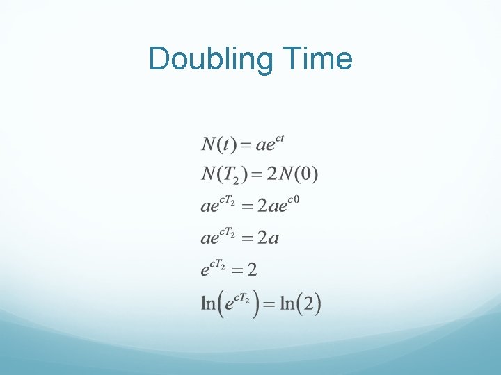 Cancer Tumor Kinetics Gretchen A Koch Goucher College