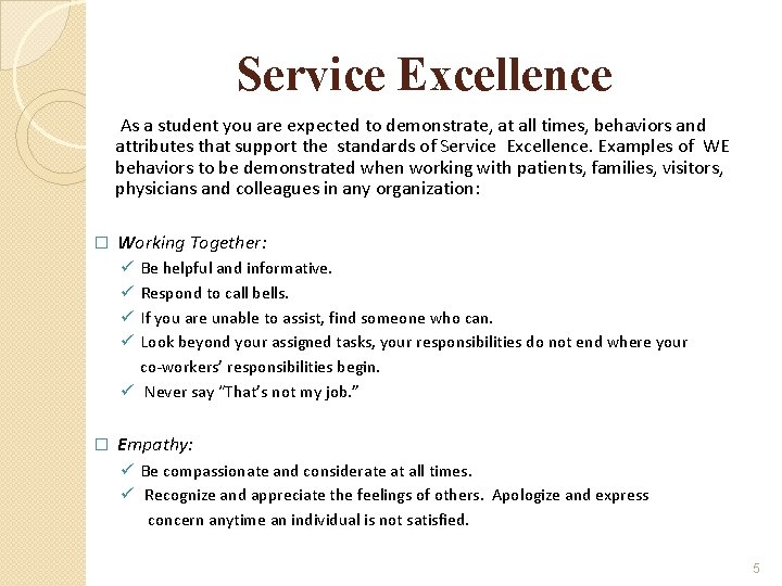 Universal Student Hospital Orientation A Collaborative Project of