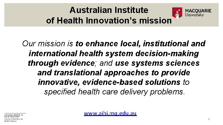 Reconceptualising patient safety through innovation Question 1 whats