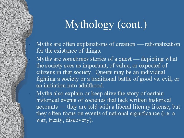 What is Mythology Definitions and Functions Have You