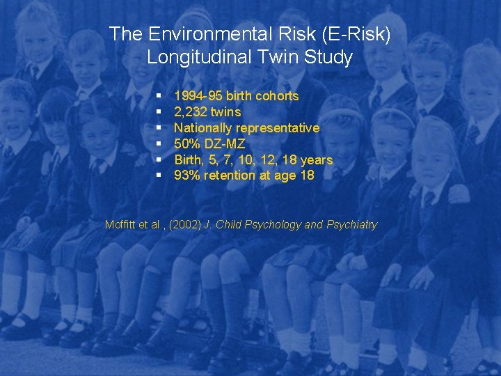 The Dunedin Longitudinal Study 1 Dunedin New Zealand