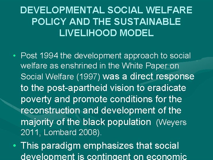 Mobilising Community Strengths and Assets Social Work Student