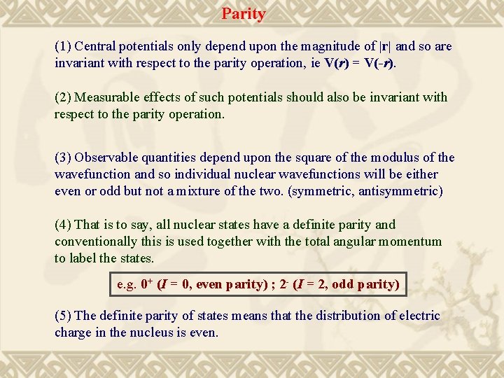Chapter 5 Intrinsic Properties of a Nucleus Total
