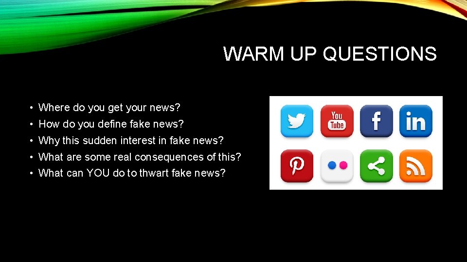 HOW TO SPOT FAKE NEWS AND TRAIN STUDENTS