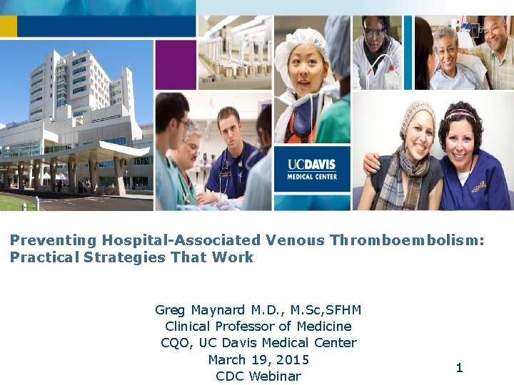 Preventing HospitalAssociated Venous Thromboembolism Practical ...
