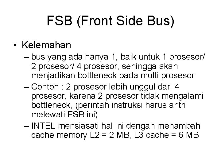 Jenis dan Operasi Dasar Memori IstilahIstilah Intel Core