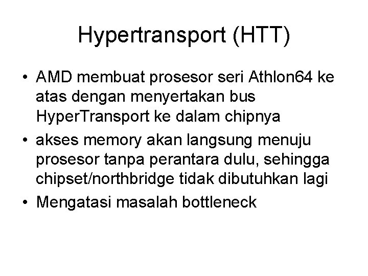 Jenis dan Operasi Dasar Memori IstilahIstilah Intel Core