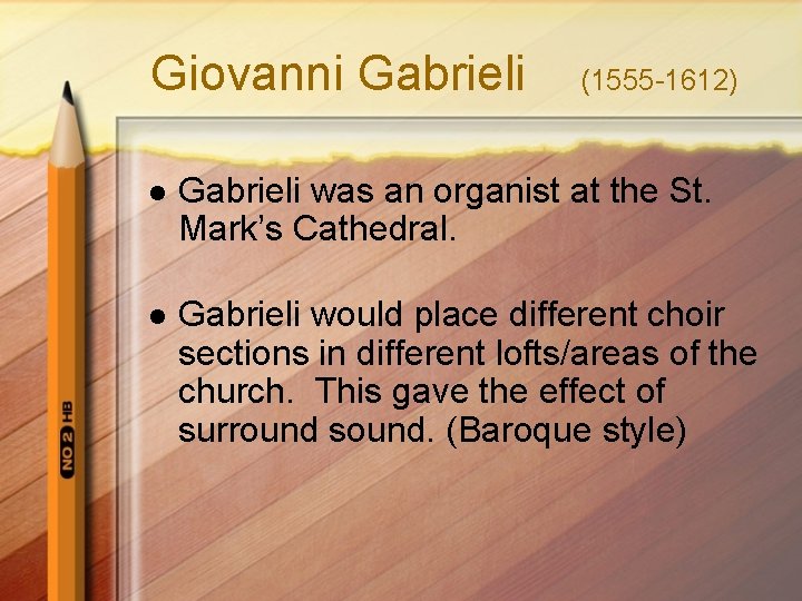 Baroque 1600 1750 An Increase in Complexity l