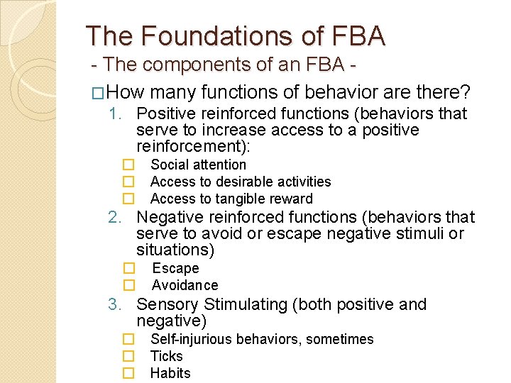 Enhancing Functional Behavior Assessments and Behavior Intervention Plans