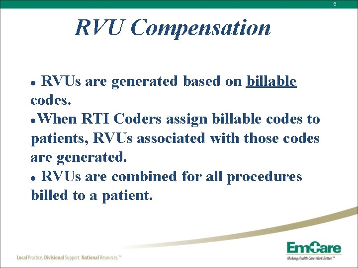 Page 1 PRESENTING What Are RVUs Presented by