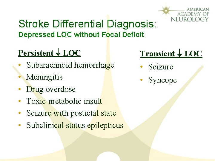 Diagnosis of Acute Ischemic and Hemorrhagic Stroke Ischemic