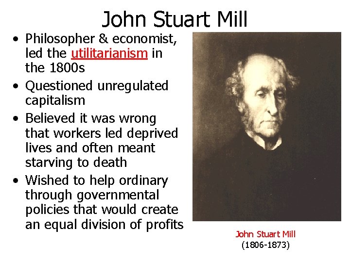Reforming the Industrial World Was there a Need