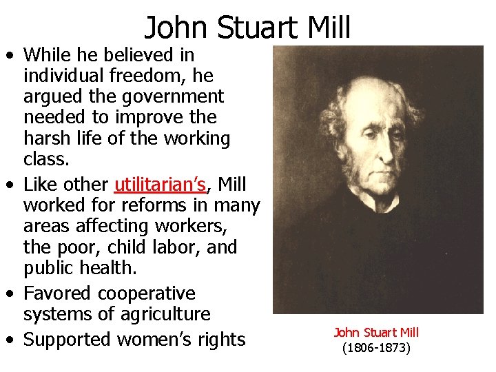 Reforming the Industrial World Was there a Need