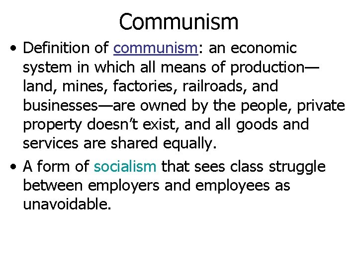 Reforming the Industrial World Was there a Need