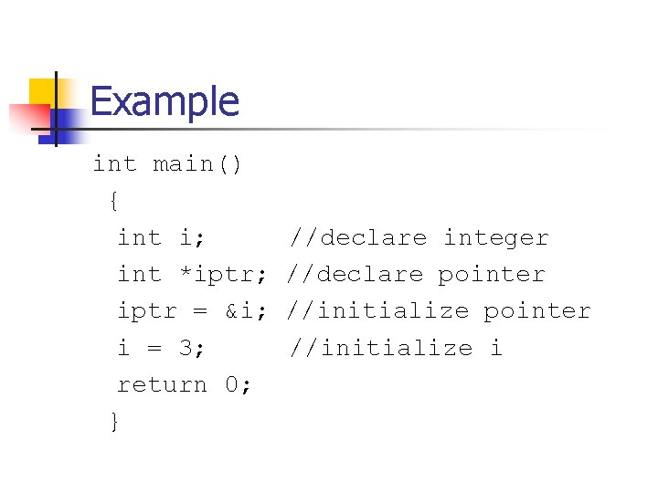 Chapter 11 Pointers Enum and Structures Objectives n