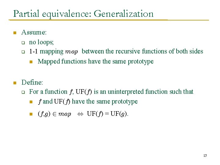RegressionVerification Benny Godlin Ofer Strichman Technion 1 The