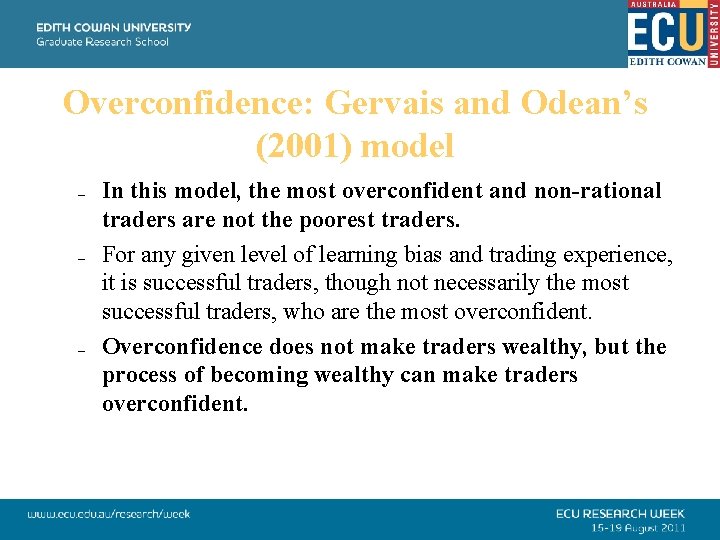 The relationship between Psychology and Economics The case