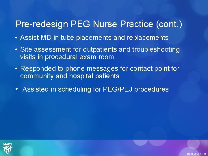 Two Teams One Goal Comprehensive Enteral Tube Patient